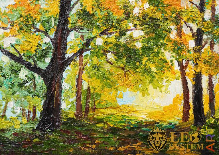 Paintings with Magnificent Forest Landscapes | LeoSystem.art