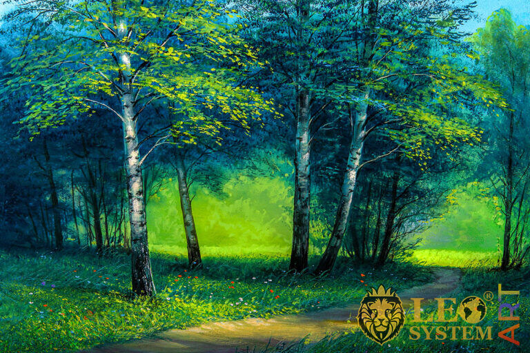 Paintings with Magnificent Forest Landscapes | LeoSystem.art