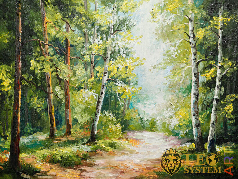 Paintings with Magnificent Forest Landscapes | LeoSystem.art