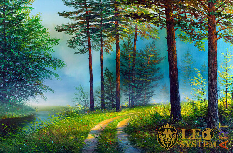 Paintings with Magnificent Forest Landscapes | LeoSystem.art